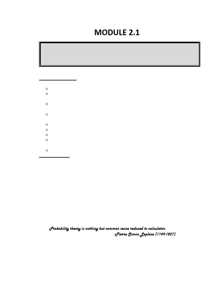 Probability & Counting Essentials | PDF | Probability Distribution | Variance