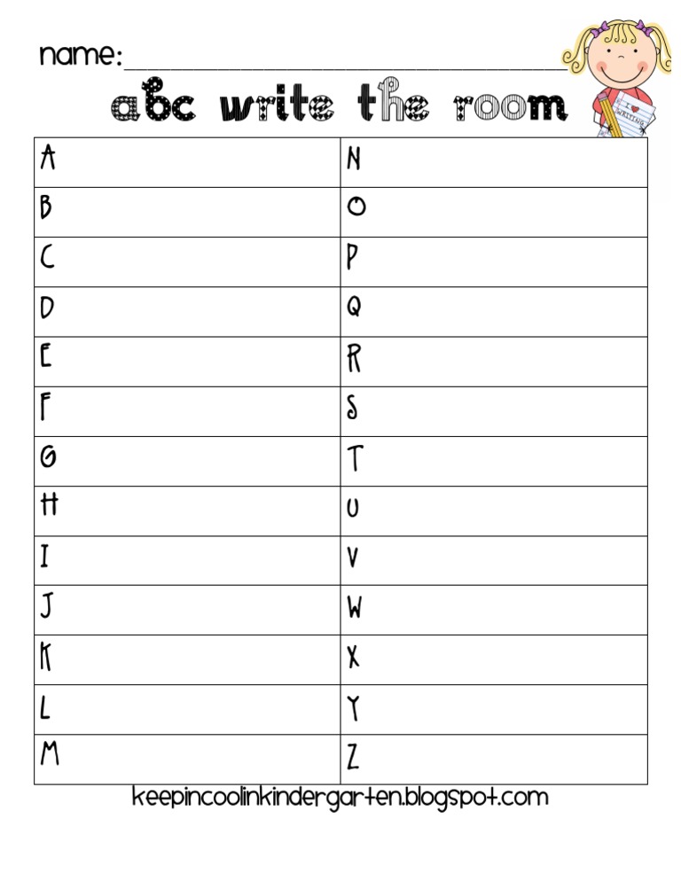 ABC Write The Room | PDF
