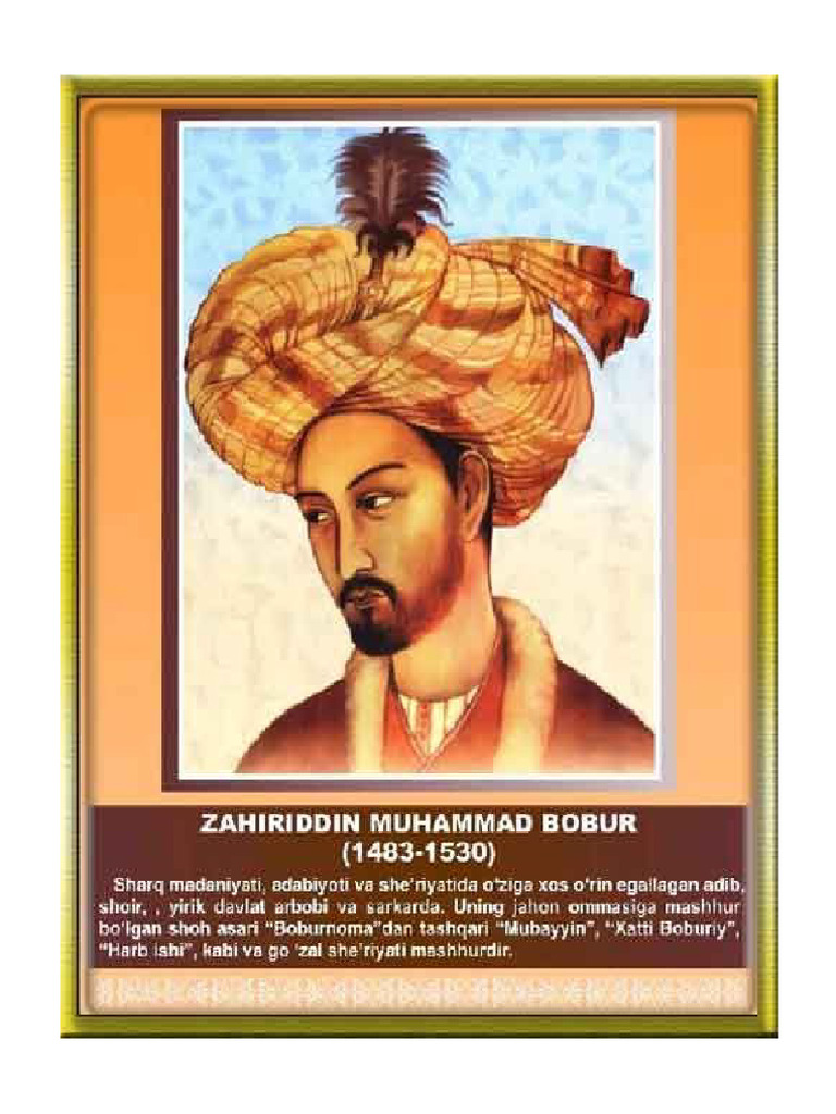 Bobur | PDF