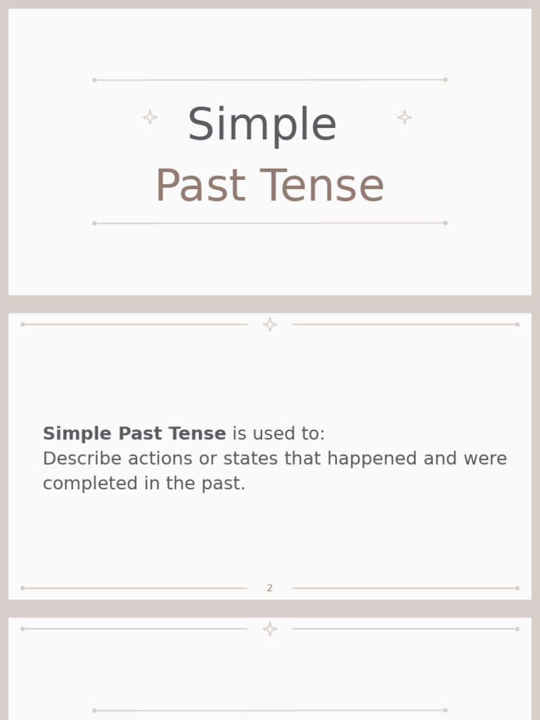 Simple Past - Copy | PDF | Language Families | Language Mechanics