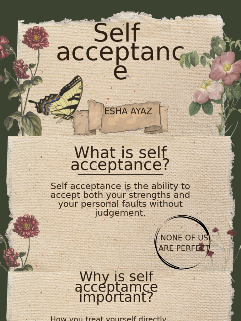 Self Acceptance (1) (Read-Only) | PDF