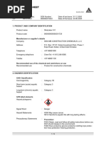 Rockwool Insulation Safety Data Sheet | PDF | Materials