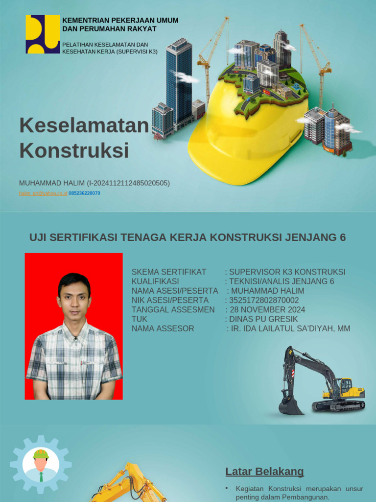 Keselamatan Konstruksi (Muhammad Halim) | PDF