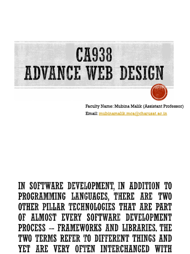 CA938_Unit1 | PDF | Angular Js | Java Script
