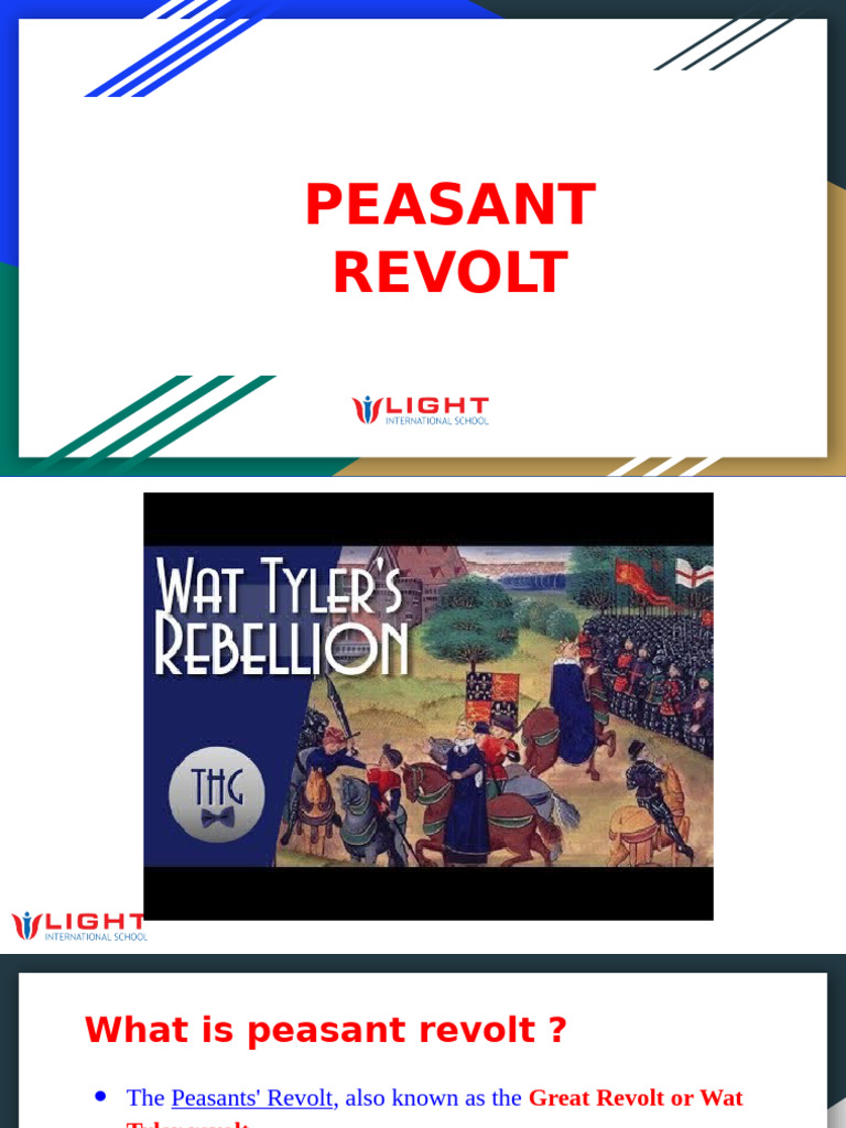 Causes and Events of the Peasant Revolt | PDF