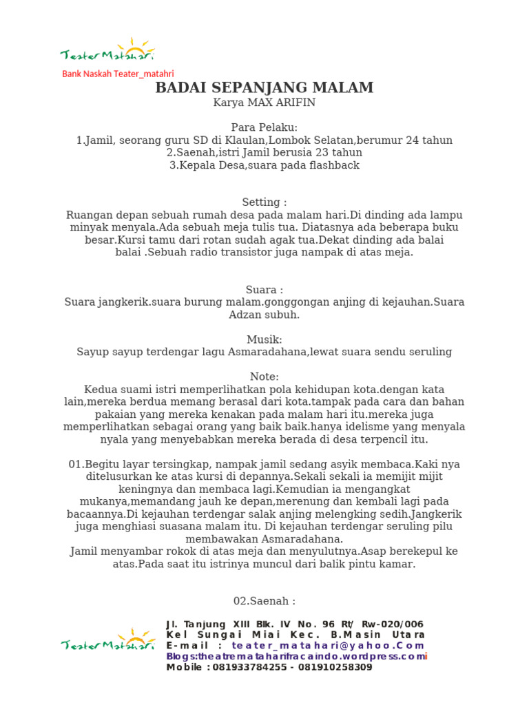 01 - Badai Sepanjang Malam | PDF