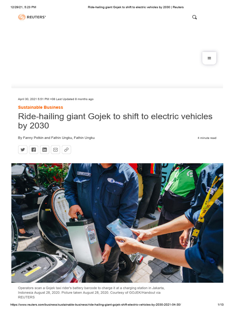 Gojeck case study | PDF | Electric Vehicle