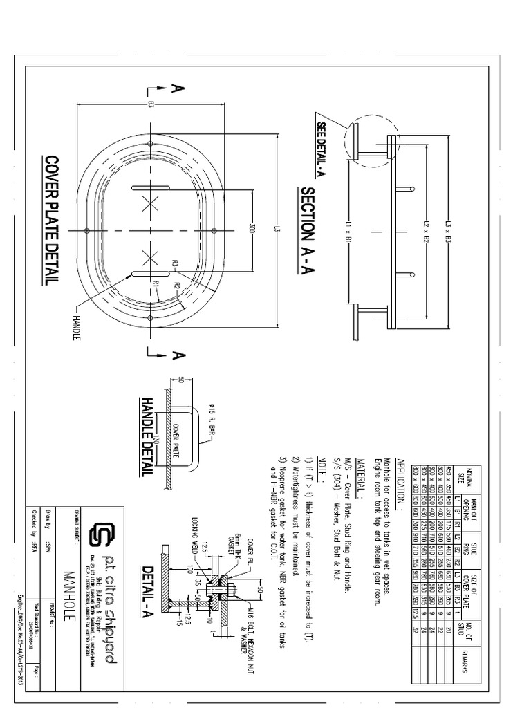 CS OUT 005 3B (Manhole Cover Raised) | PDF