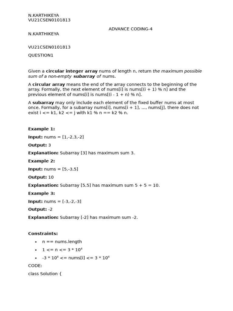 Advance Coding4 Pdf Algorithms And Data Structures Computer Programming 6755