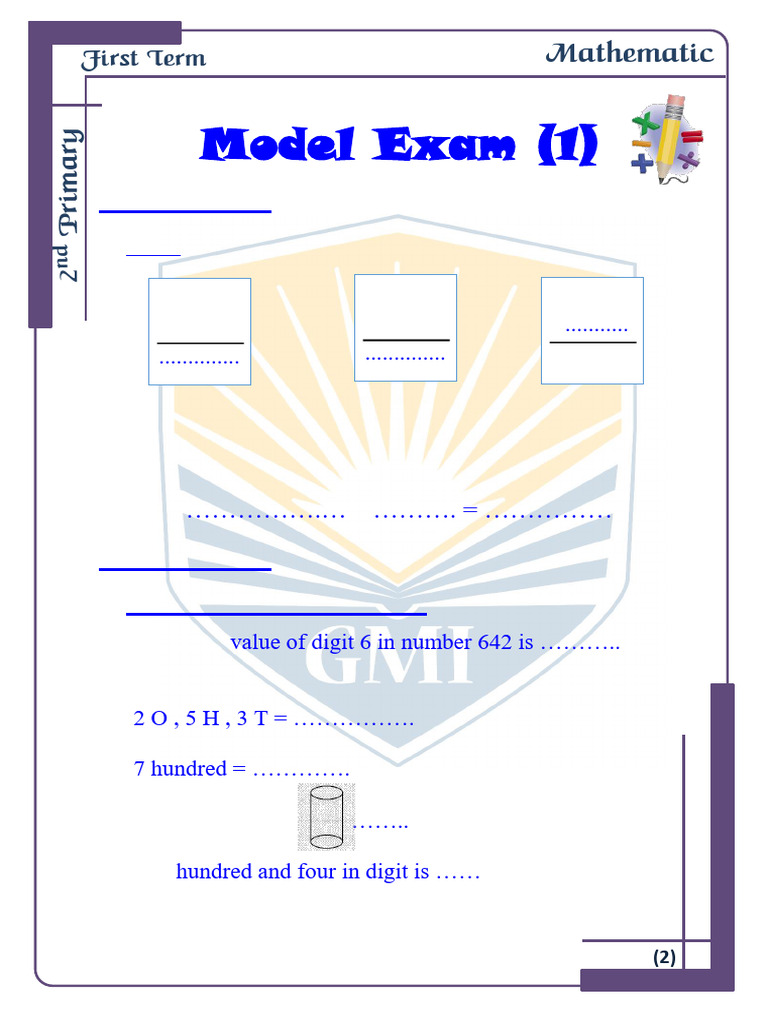Primary 2 math | PDF