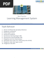 Panduan Penggunaan LMS Mahasiswa Mitra Husada | PDF