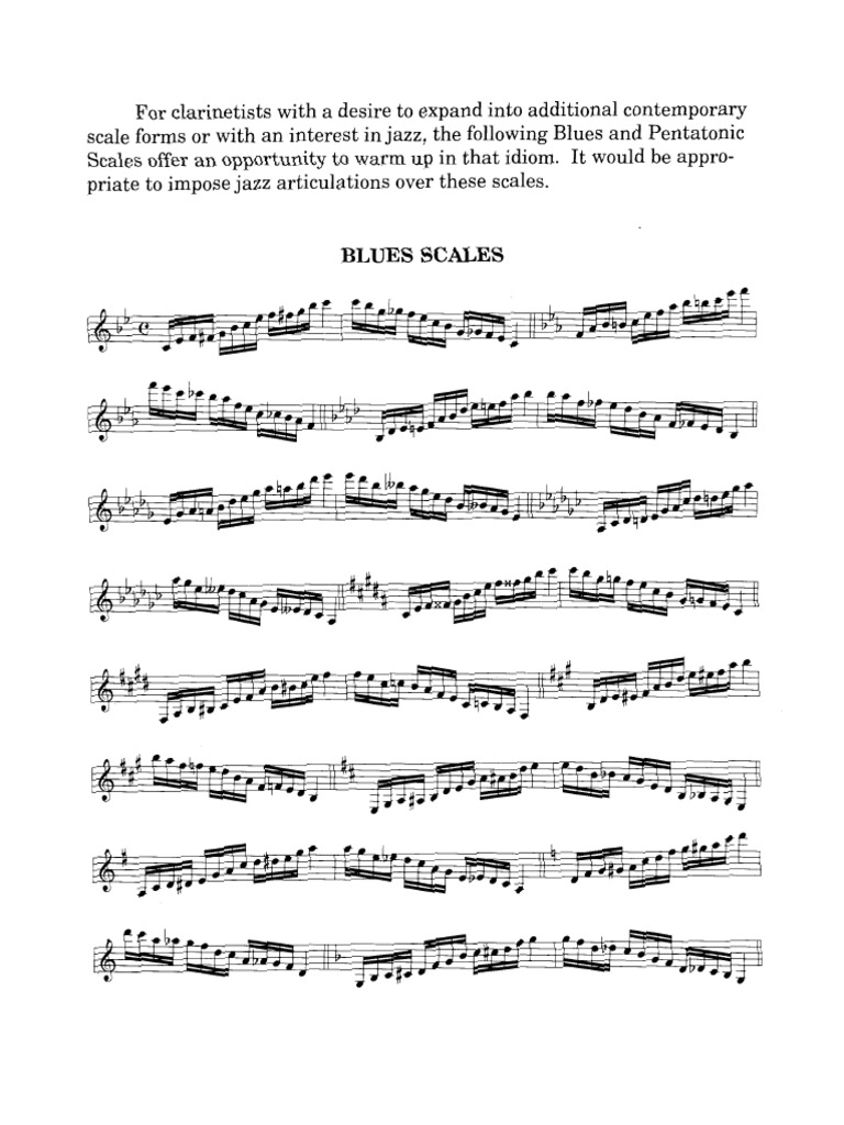 Blues Scale | PDF