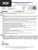 USG Abdominal Pelvis Report | PDF | Abdomen | Anatomy