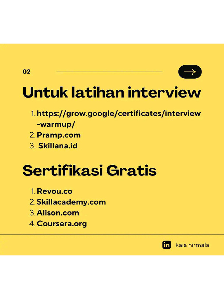 Latihan Interview | PDF