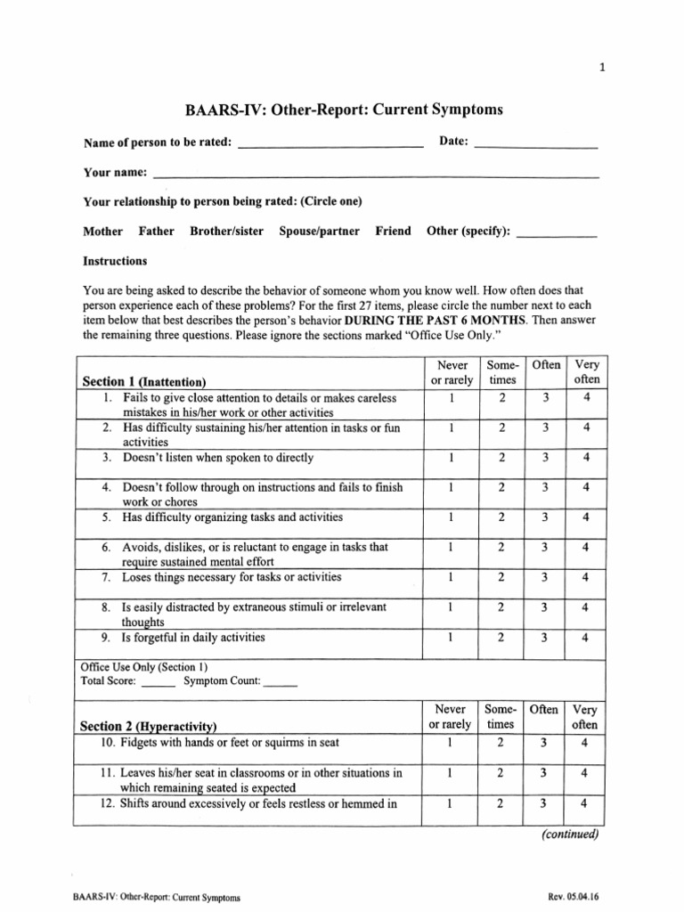 BAARS - Other Report | PDF