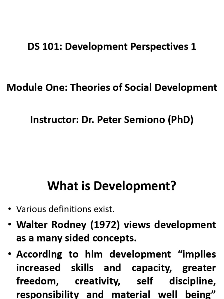 DS 101 Module 1 2023 | PDF | World Systems Theory | Communism