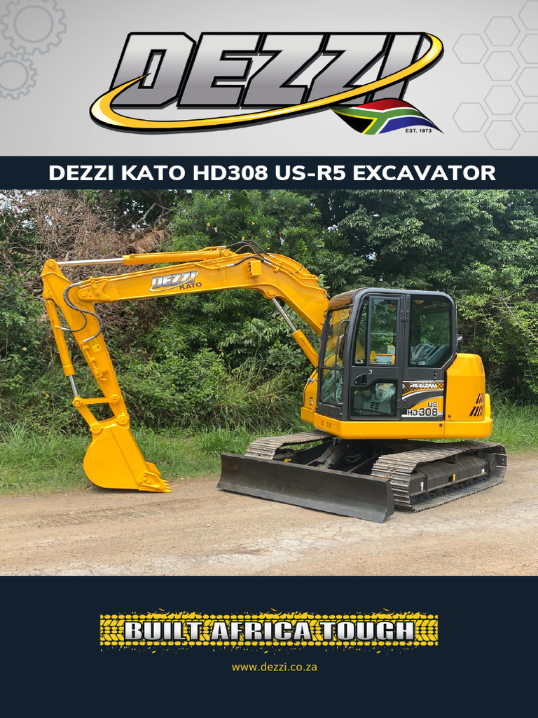 Dezzi Kato HD308 US R5 Excavator | PDF | Engines | Vehicle Parts