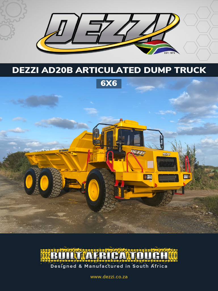 Dezzi AD20B Dump Truck Specs | PDF | Truck | Axle