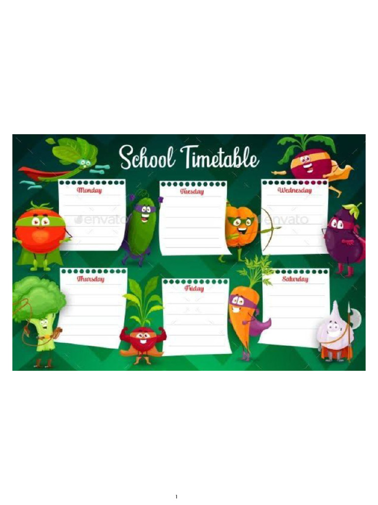 Play Timetable | PDF