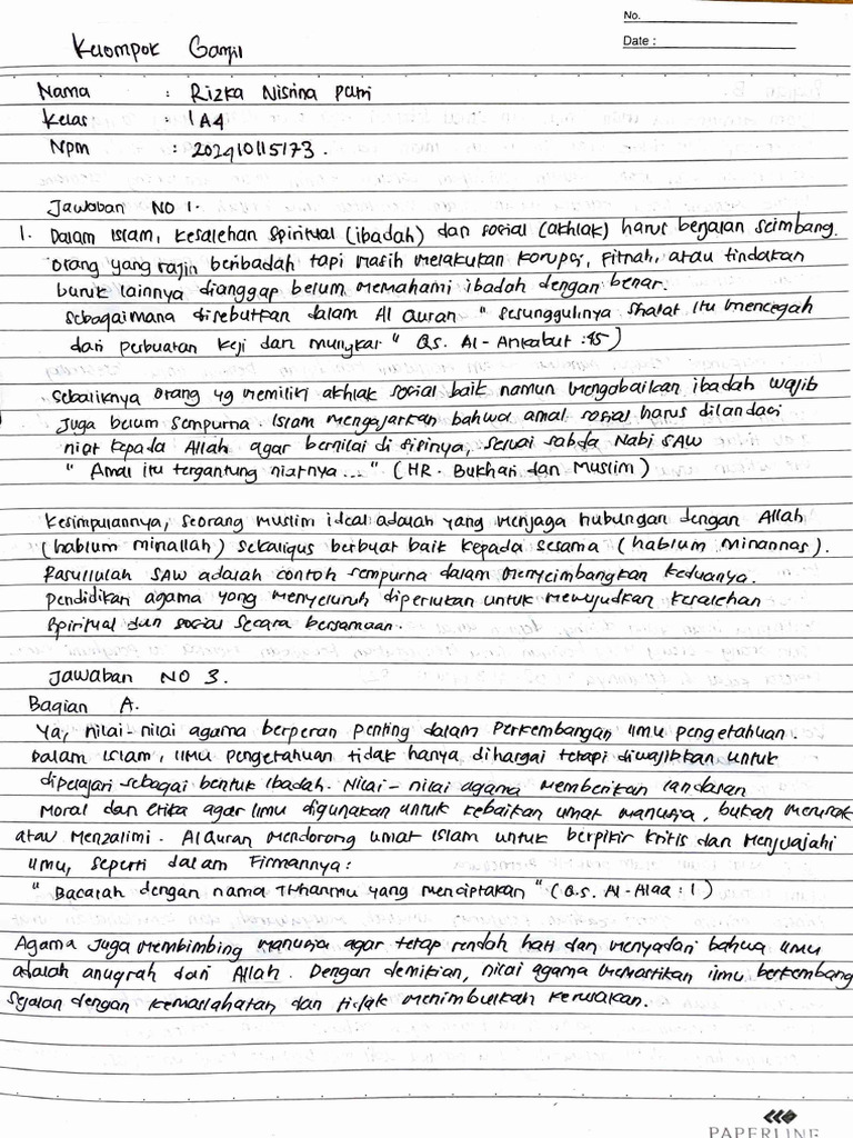 Tugas Pai 27 Desember | PDF