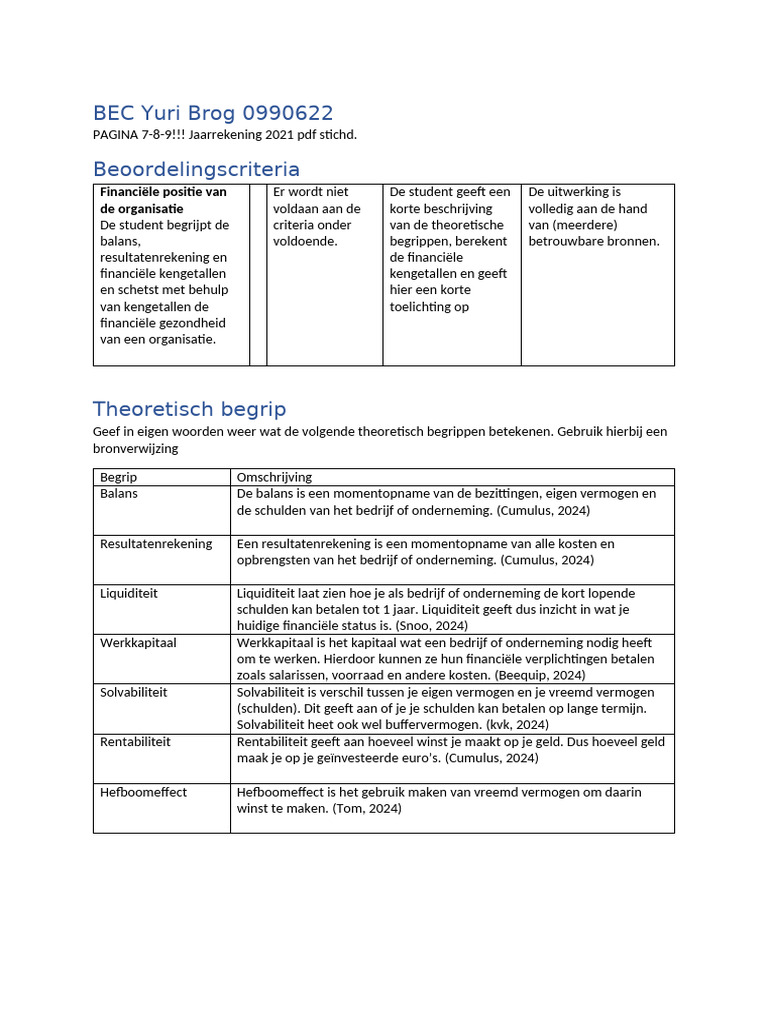 Opdracht BEC Semester 2024 - 2025 | PDF