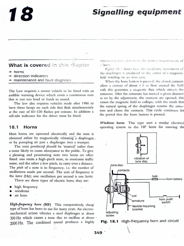 Horn and Signaling | PDF