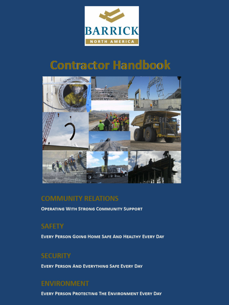 NARBU Contractor Handbook | PDF | Employment | Waste