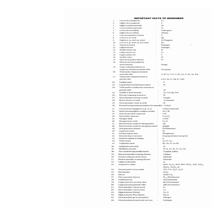 PERIODIC PROPERTIES - Page 11 | PDF