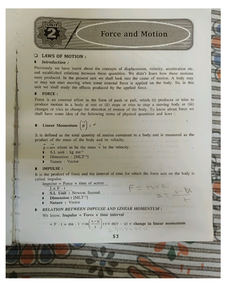 Force and Motion | PDF