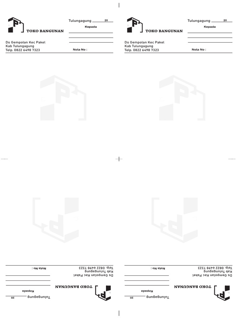 Nota Panca Jaya PLAT | PDF