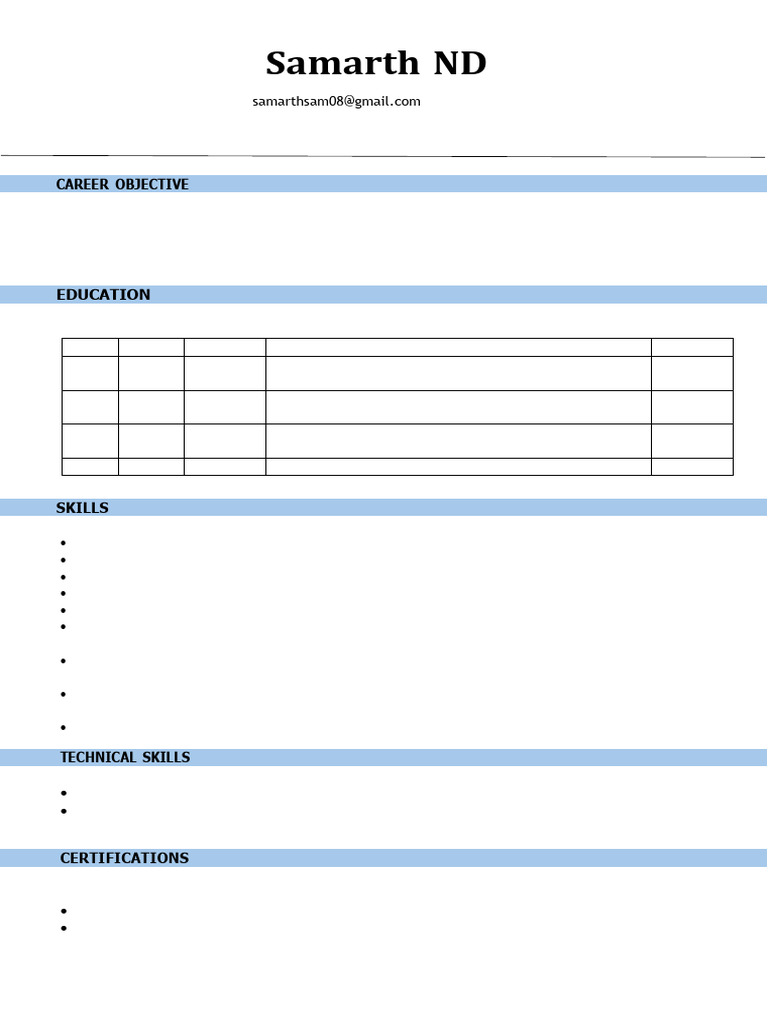 Samarth ND Resume 15 Oct 2024 | PDF