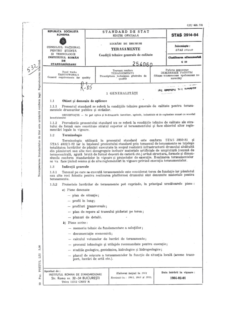 Stas 2914-3-5-84 | PDF