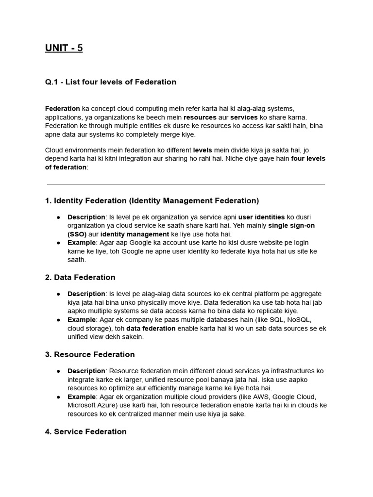 UNIT-5 Notes Cloud Computing Aktu | PDF | Web Service | Apache Hadoop