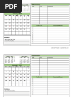 Onenote Weekly Planner Template | PDF