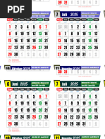 Kalender Jawa 1996 Lengkap Weton | PDF | Seni | Sejarah