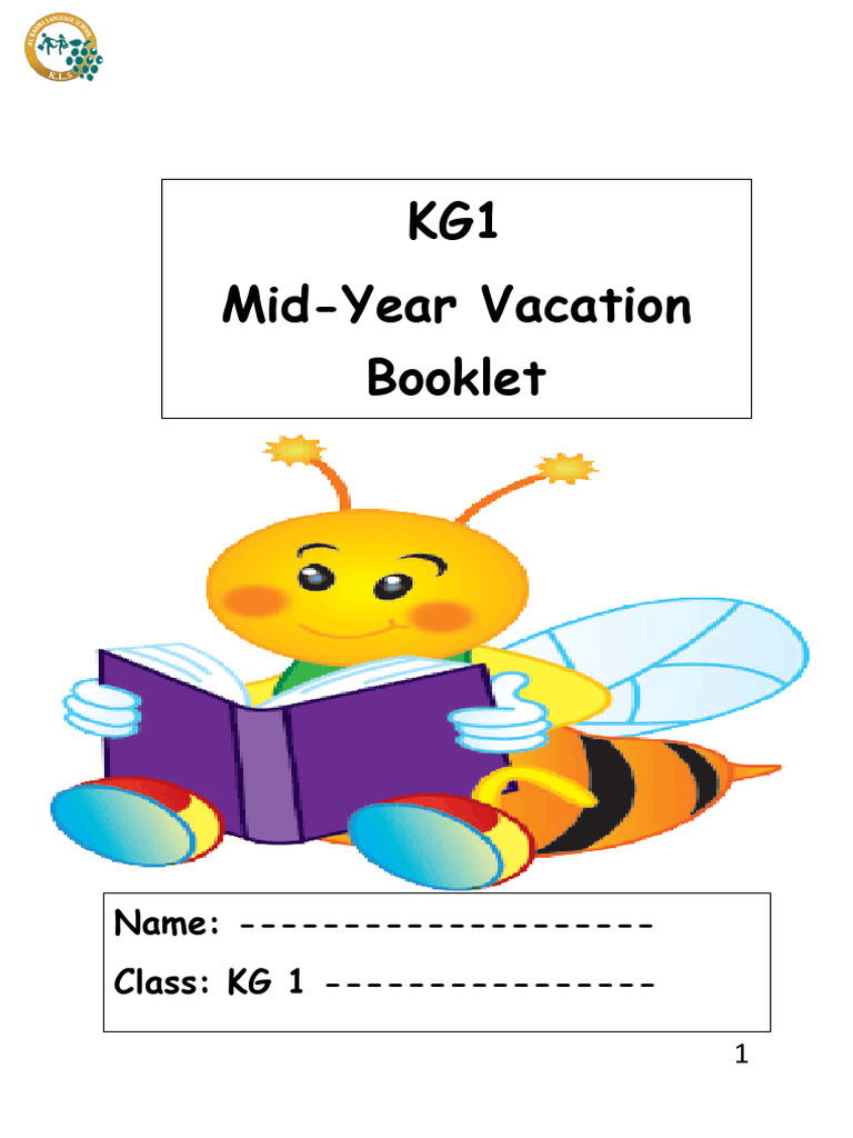 KG1 Mid-Year Vacation Booklet | PDF