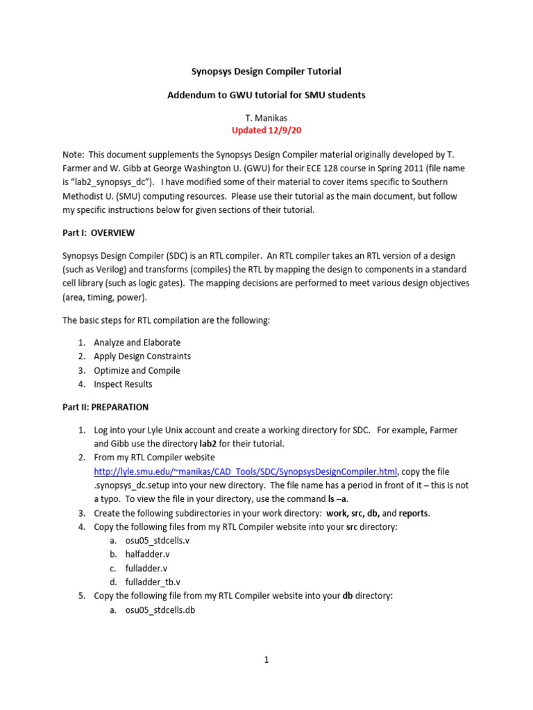 SDC Addendum | PDF | Computer Science | Computing