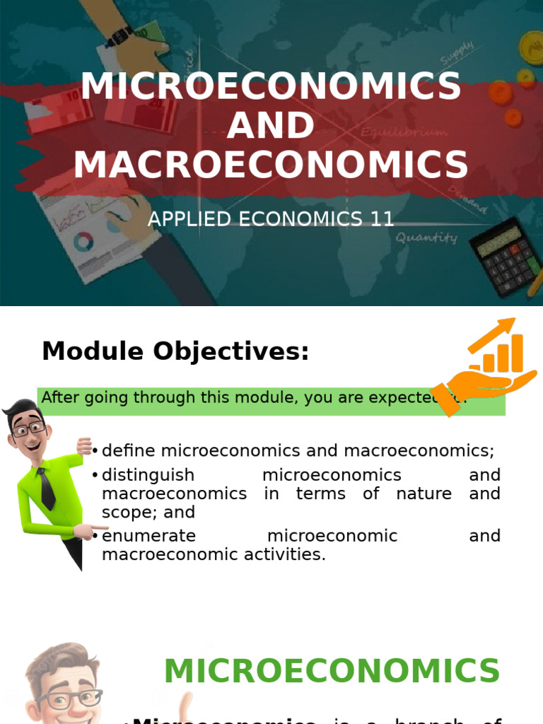 Microeconomics vs Macroeconomics Module | PDF | Microeconomics ...