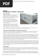 Reefer Container Stuffing Condition Report | PDF