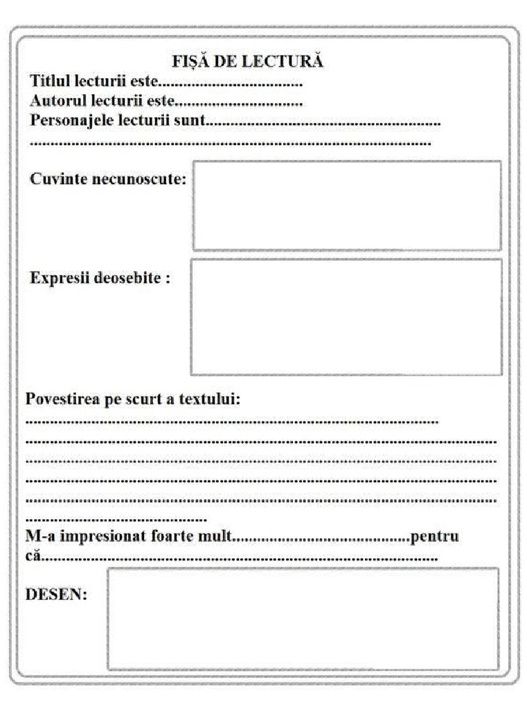 FISA DE LECTURA OK | PDF