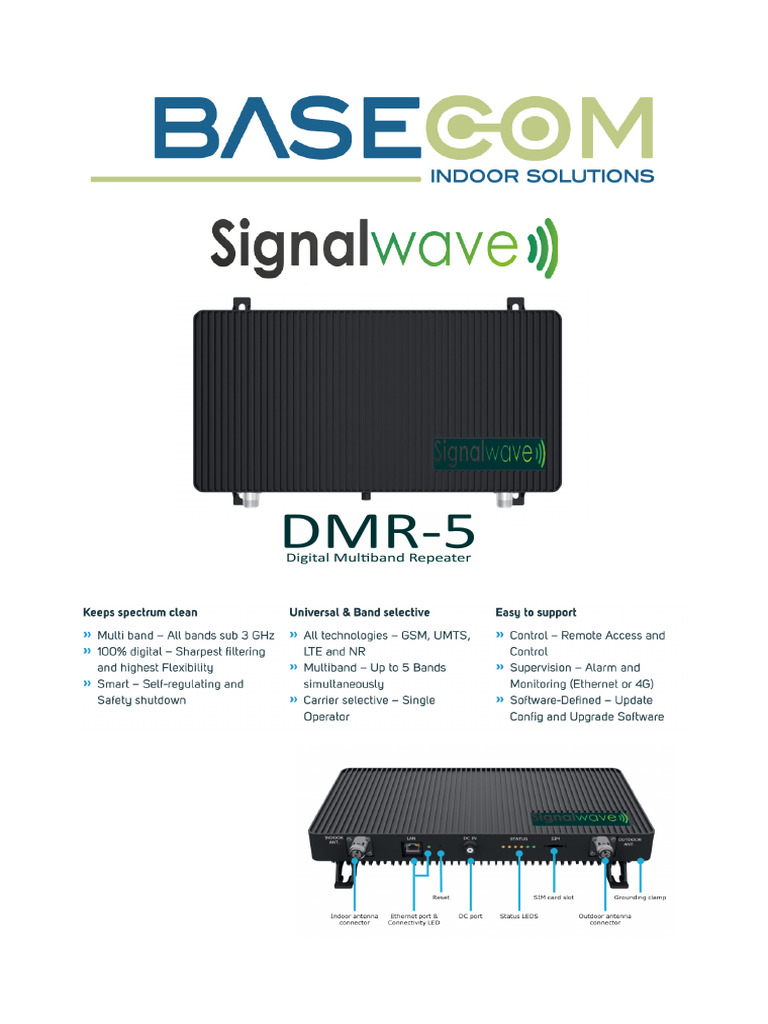 Signalwave DMR-5 | PDF