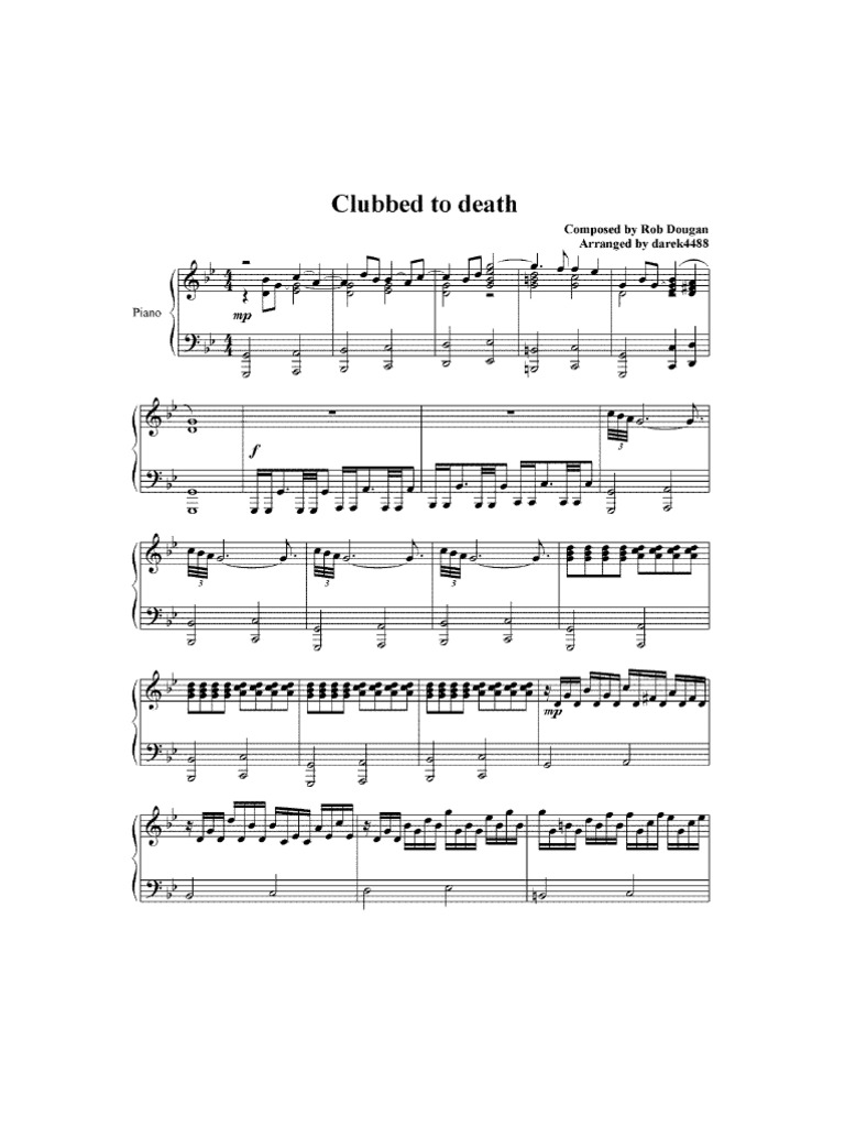 Clubbed To Death | PDF