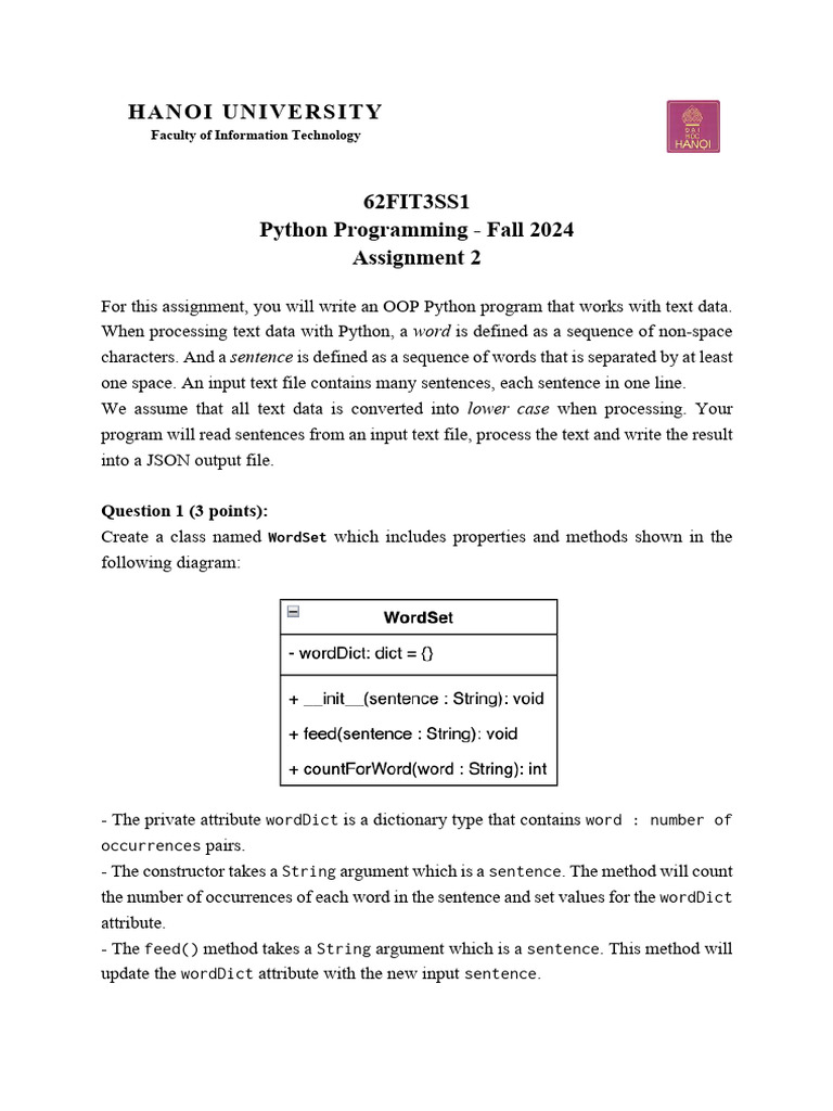Assignment2_Fall_2024 | PDF | Parameter (Computer Programming) | String (Computer Science)