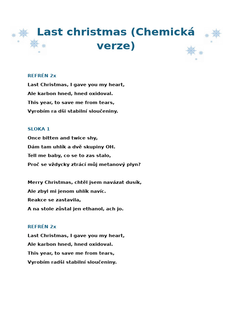 Last Christmas | PDF