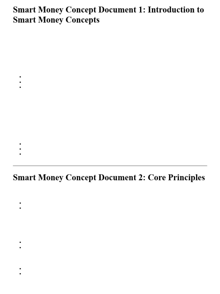 Smart Money Concepts for Forex Trading | PDF | Market Trend | Investing