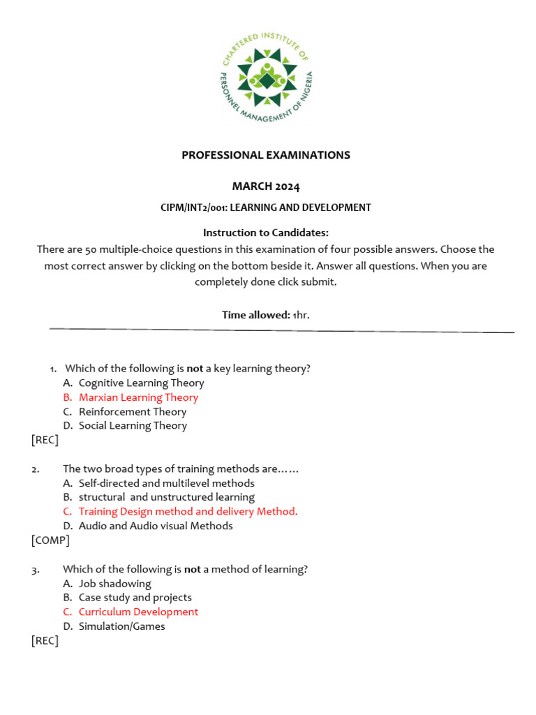 Learning and Development | PDF | Human Resource Management | Human ...