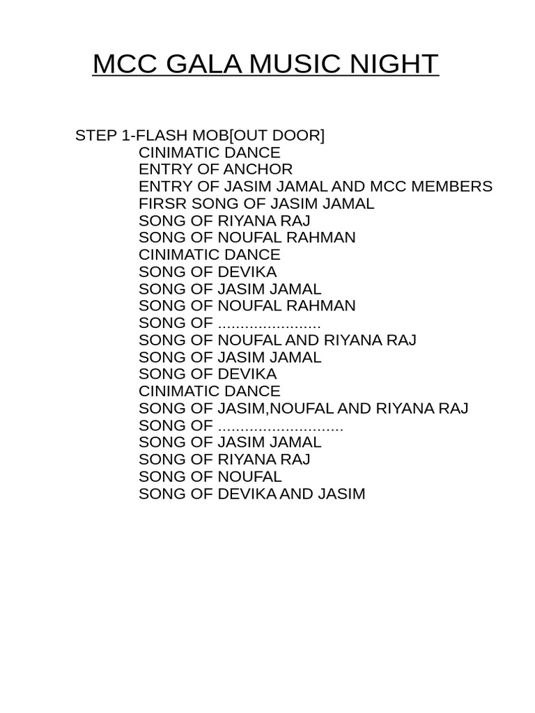 Program List | PDF