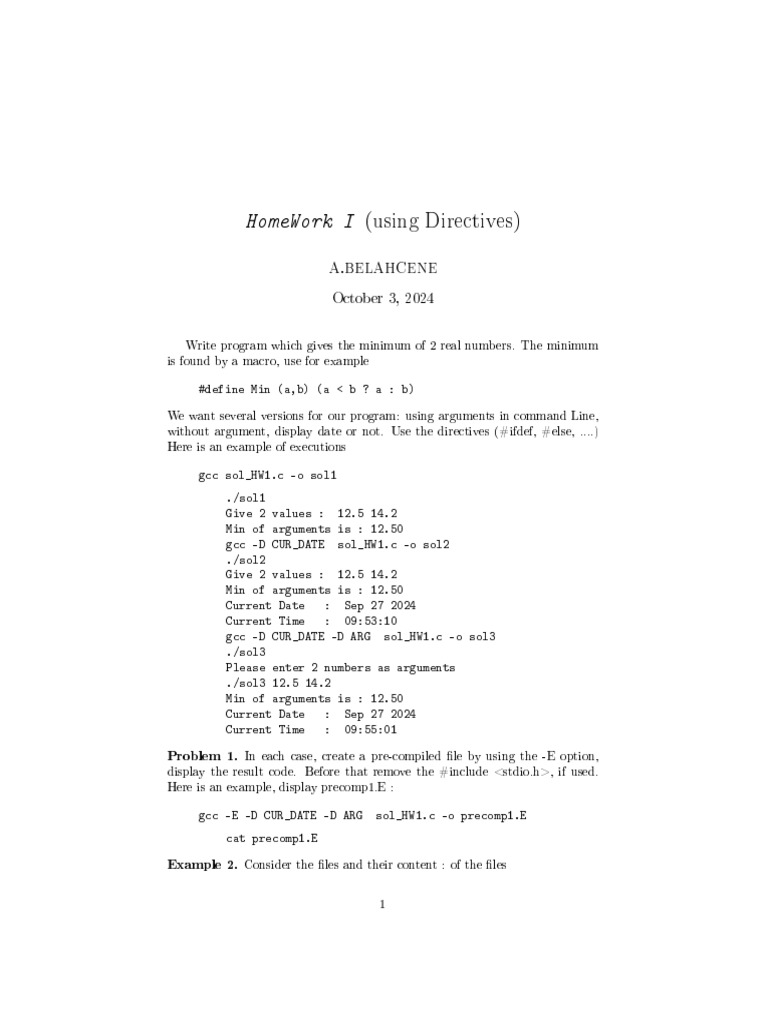 homeWork1 | PDF