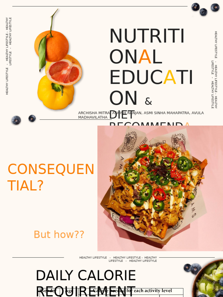 Nutritional Education | PDF | Healthy Diet | Lunch