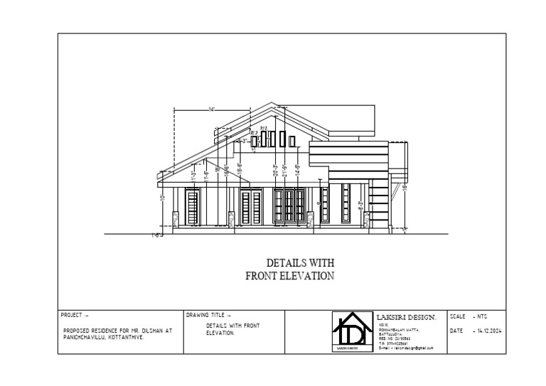 Detail With Front Elv | PDF